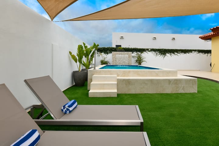Beautiful 3br Villa W/ Pool - 5 Min To Eagle Beach - Aruba