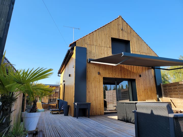 Maison Bord De L'eau Jacuzzi Sauna - Somme