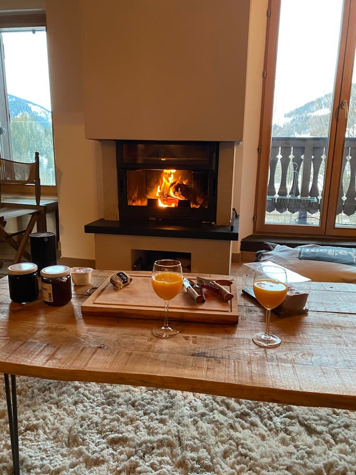 Appartement St Bernard Megeve-duplex 5/7pers - Megève