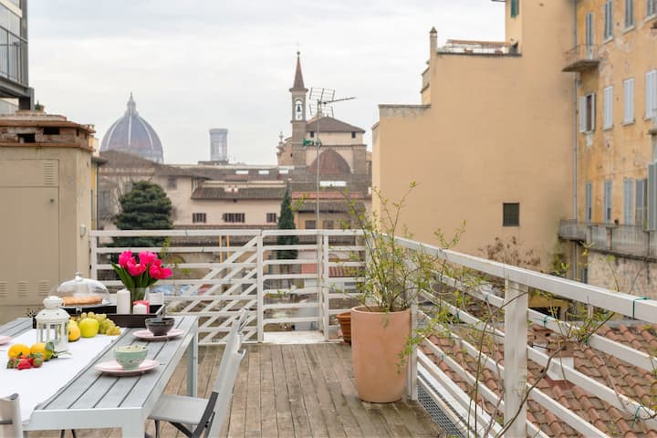 Quiet Downtown Apt With Private Stunning Terrace! - Florenz