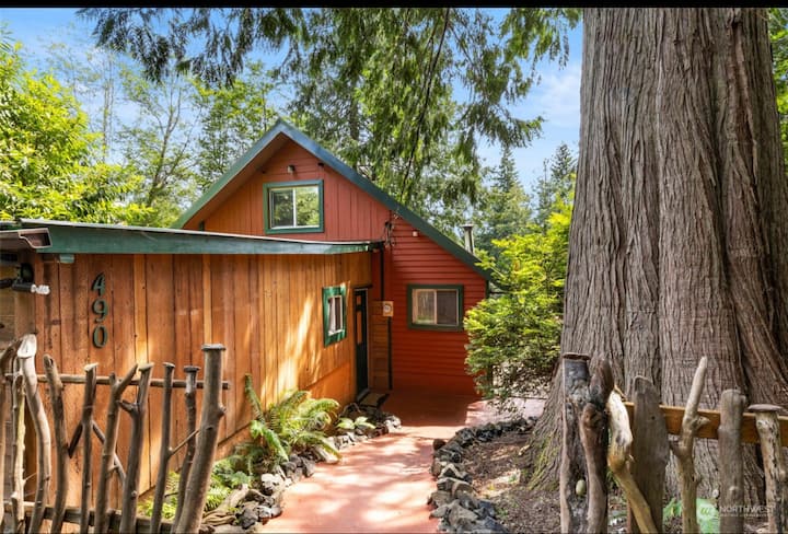 Vintage Lakefront Cabin | Fireplace & Pet-friendly - Shelton, WA