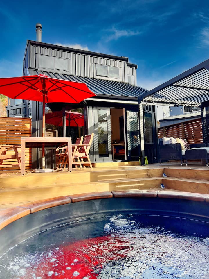 Home With Hot Tub And Outdoor Fire - Mount Ruapehu