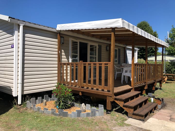 Mobilhome 3 Ch Sur Lac De Parentis Biscarrosse - Parentis-en-Born