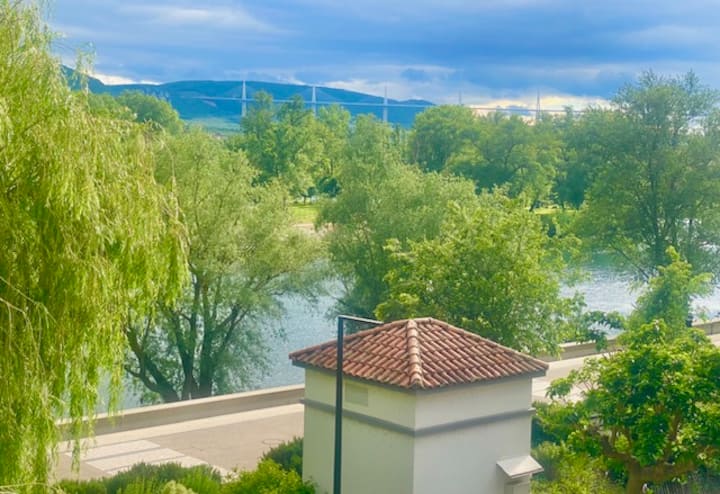 Vue Sur Tarn Et Viaduc De Millau - Millau