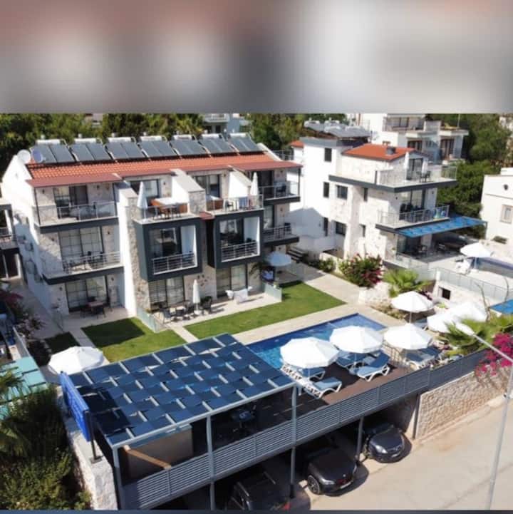 Stone House Aparts Kalkan 1+1 Mit Poolterasse No.1 - Kalkan