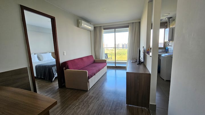 Apto Na Barra Com Cozinha E Garagem 122bl2 - Recreio