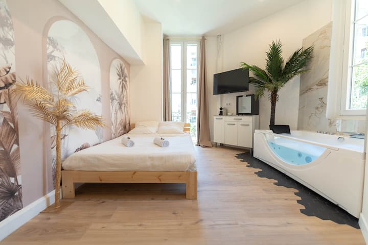 -Nice Centre Gare Sncf - Jacuzzi - Nizza
