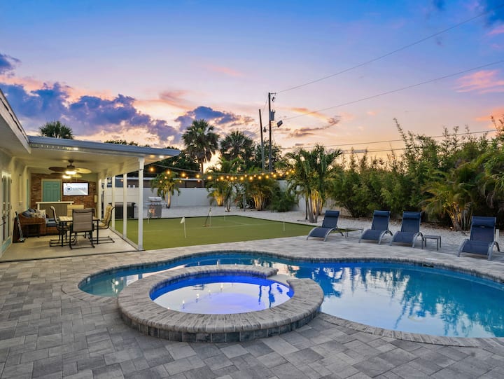 4br, Amazing Heated Pool & Hot Tub! Close To Img - Bradenton, FL