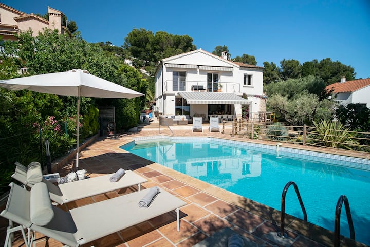 Villa Nossì Bè/ Vue Mer/ Carqueiranne/piscine - Carqueiranne