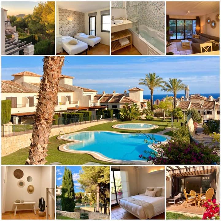 Cozy Townhouse With Garden In Finestrat - Benidorm