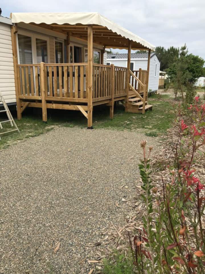 Camping Mobil Home à 800 M De La Plage - Mimizan