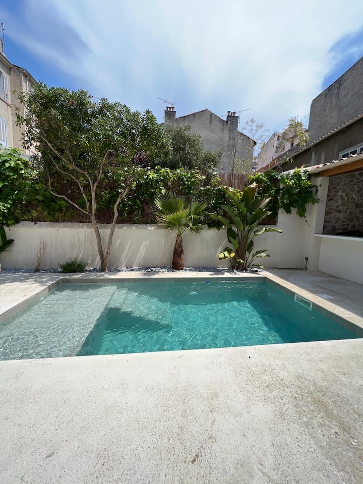 Maison Avec Terrasse Piscine Proche Mer+ Garage - Marsella