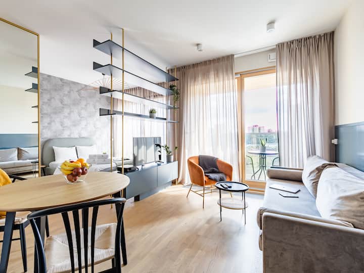 Apartment4you Kolejowa Select Studio - 바르샤바