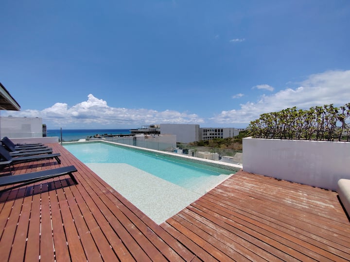 Nice Studio Steps From The Beach And 5th Av/gym - Playa del Carmen