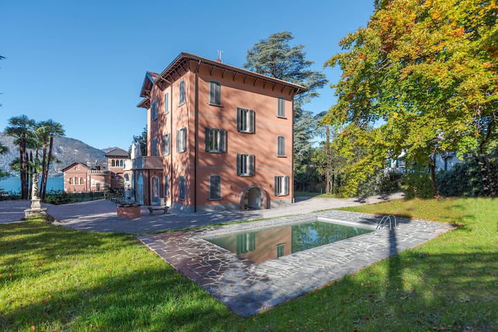 Lake View Apartment With Pool, Garden And Parking - Lierna