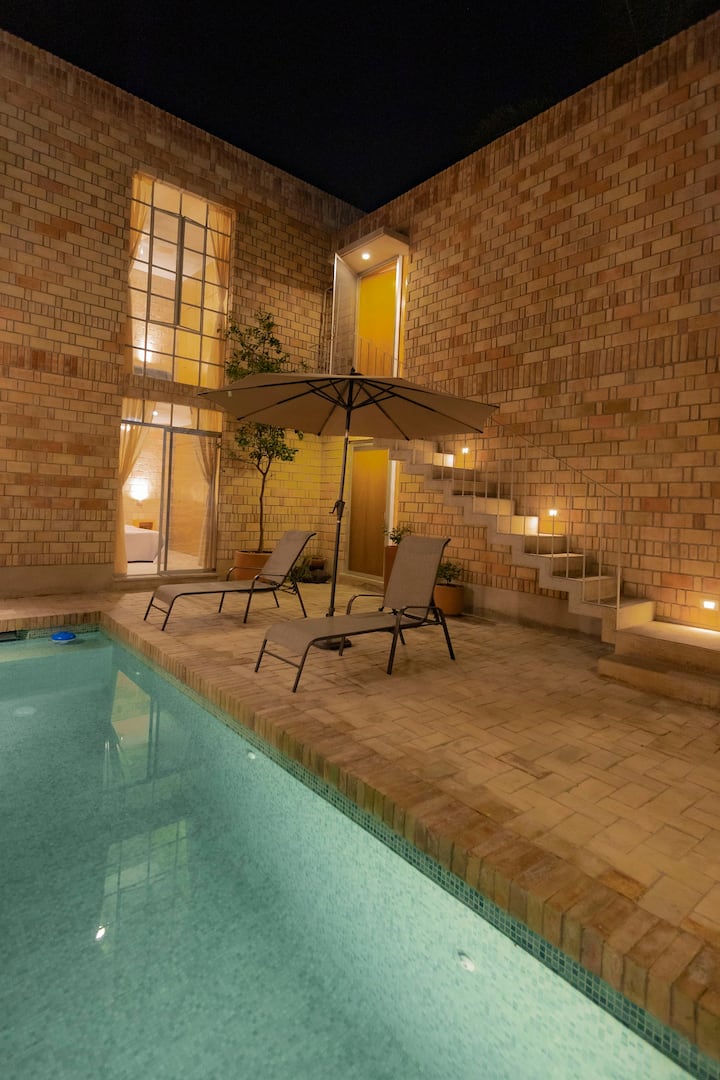 ¡Nueva! Bamboo Casa Terra 2 (Alberca & Descanso) - Cuernavaca