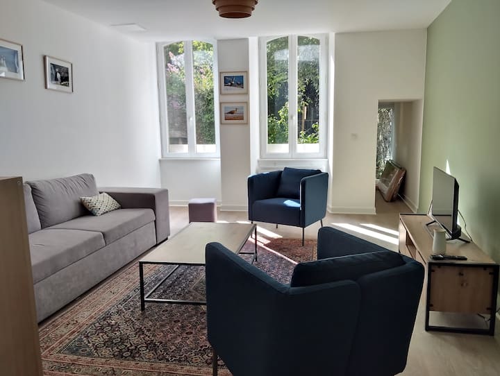 Centre Ville - Jardin 2 Chambres - Morlaix