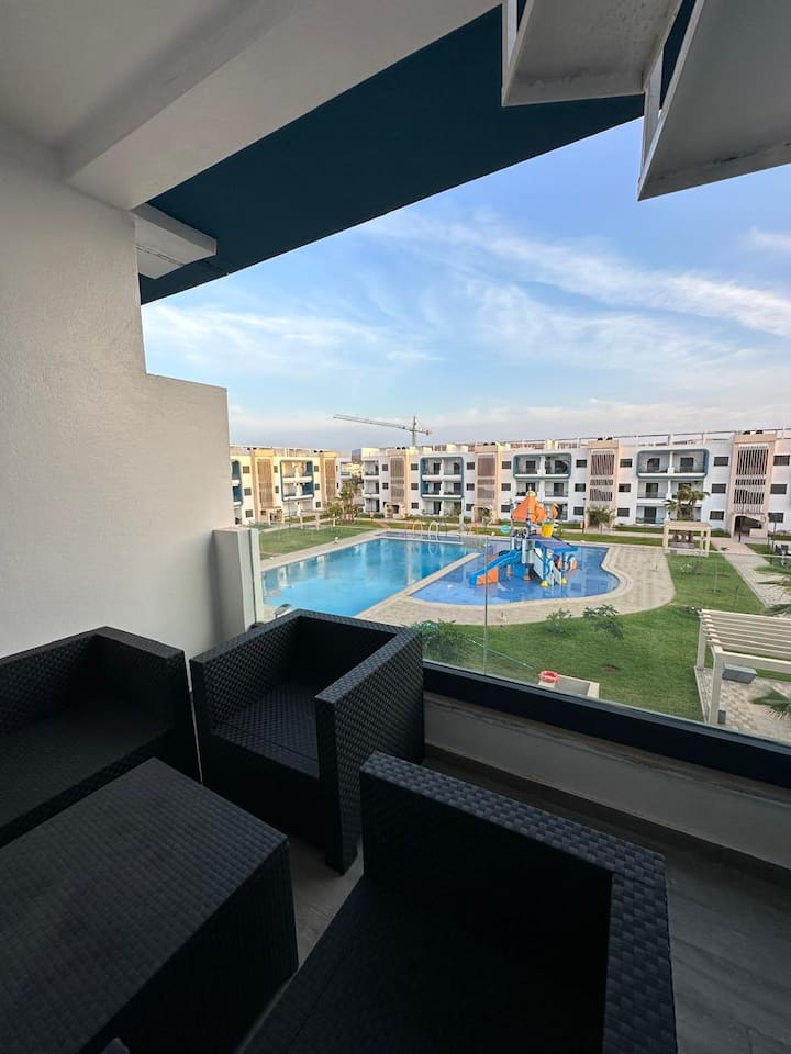 Appartement Moderne Vue Piscine - Saidia