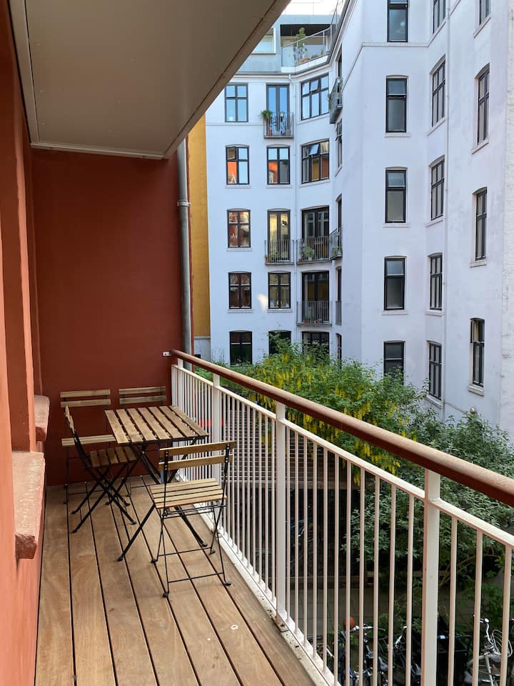 Spacious One Bedroom Apartment, Nørrebro - Copenaghen
