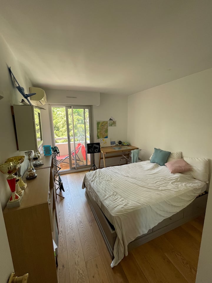 Chambre Privée Dans Bel Appartement Avec Piscine. - Roquebrune-Cap-Martin