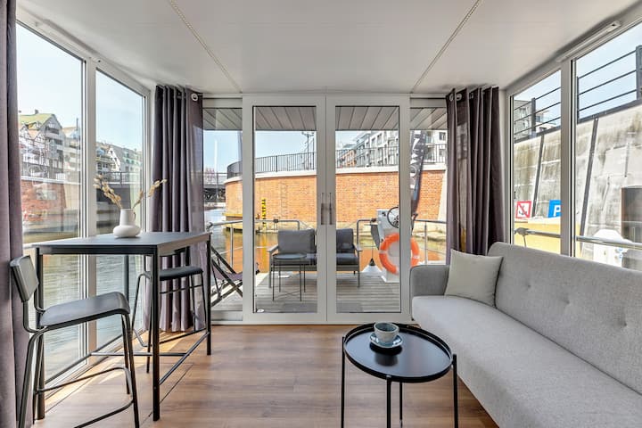 Houseboat Navis | Old Town | Terrace | Sauna - Danzig