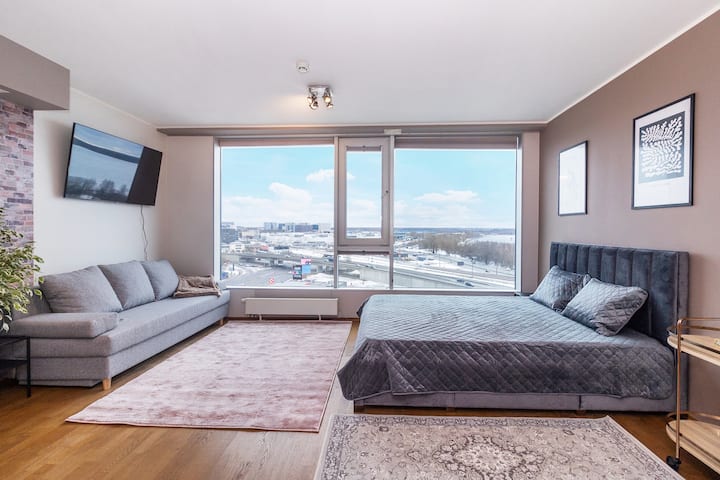 Revalia Fahle 10 Floor Lake View Airport Studio - Tallin