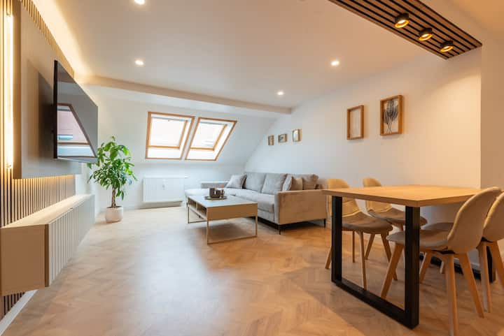 Idyllisches Dachgeschoss-apartment Im Stadtzentrum - Chemnitz
