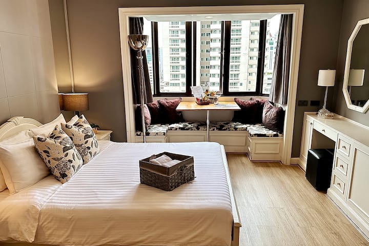 Central City Retreat | 6 Mins Walk Bts Nana, 1br - Bangkok