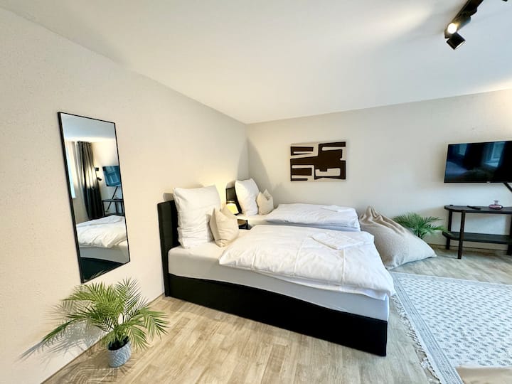 Familienwohnung Mit 4 Einzelbetten Und Terrasse - Quedlinburg