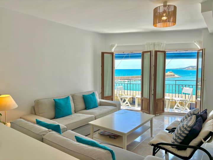 Relax En Mar De Fondo Con Vistas Al Puerto  (8pax) - Peníscola