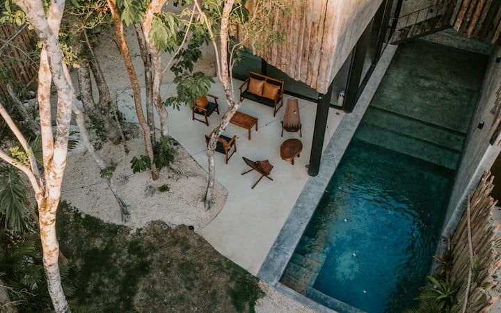 Villa B18: Jungle Villa With Pvt. Pool & Concierge - Tulum