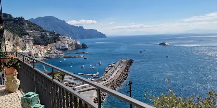 Detached Seafront Villa W/solarium/terrace/bbq - Amalfi