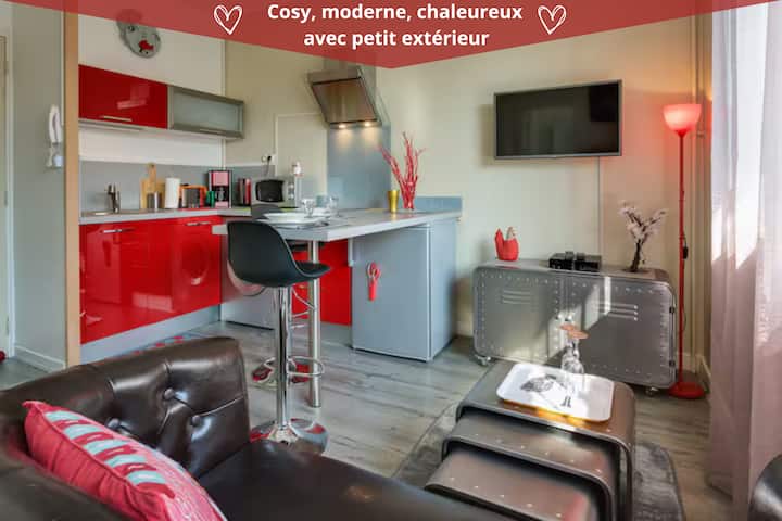 Cosy, Moderne Et Chaleureux Avec Petit Extérieur - Chambéry