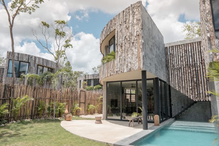 Luna Negra:villa With Private Pool & Concierge - Tulum