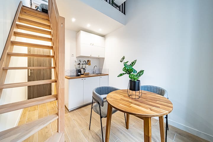 "Le Monstera" T1 20m2 Duplex Clim Prox Gare/métro - Villeurbanne