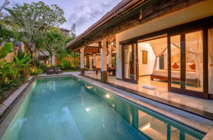 Balinese Style 1 Bedroom Big Pool In Seminyak - Bali