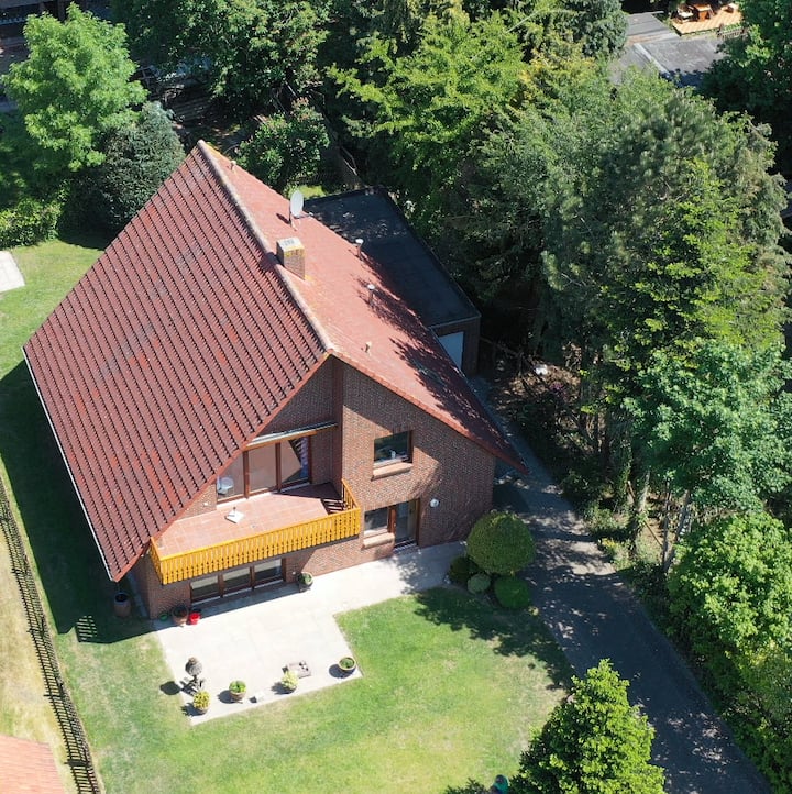 Ferienhaus Im Grünen  Wohnung Og - Saterland