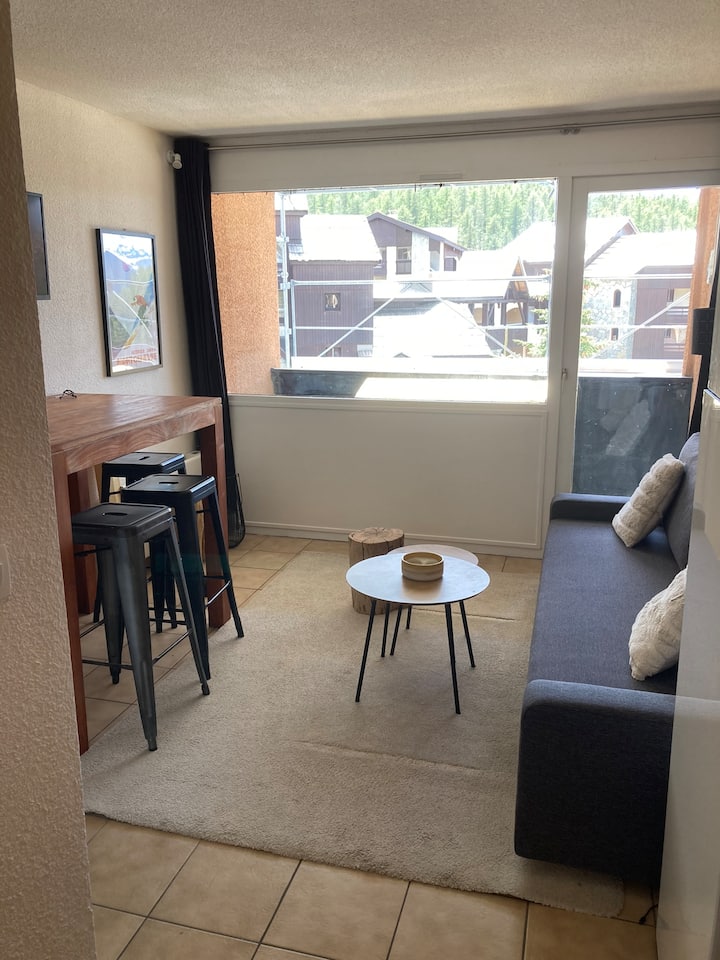 T2 6p Ski 30m | Casier + Balcon | 30m² Vue + Wifi! - Montgenèvre