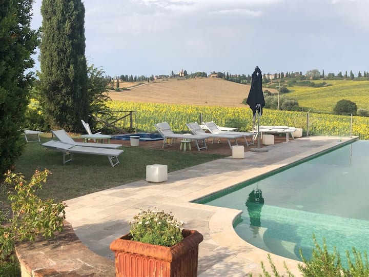 I Girasoli Infinity Pool Hot Tub Wifi Relax - Sienne