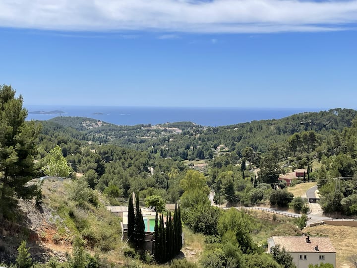 Haut De Villa Superbe Vue Mer - Bandol