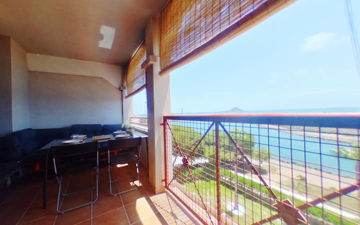 Terraza Canal Del Estacio Mediterráneo La Manga - La Manga