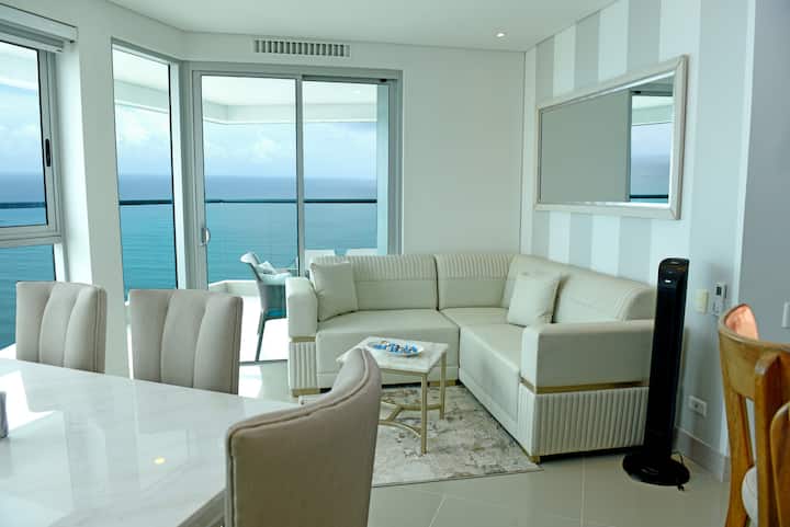 Excl Beachfront Condo Bocagrande+walledcity - Cartagena