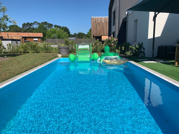 Maison 3 Chambres Au Calme Piscine Chauffée - Vieux-Boucau-les-Bains