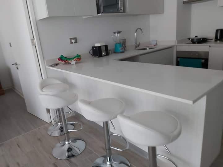 Hermoso Depto Matrimonial, Ed. Puerto Nuevo Cod907 - Antofagasta, Chile