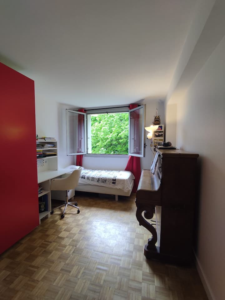 Chambre 2 Privée Lit 1 Pers - 5 Min Gare Val D'or - Issy-les-Moulineaux