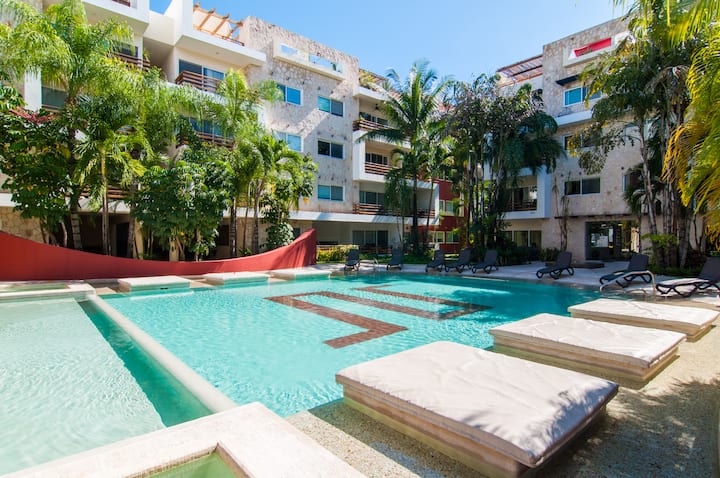 Lux 3 Br 2 Story Ph In Downtown Playa Del Carmen - Playa del Carmen
