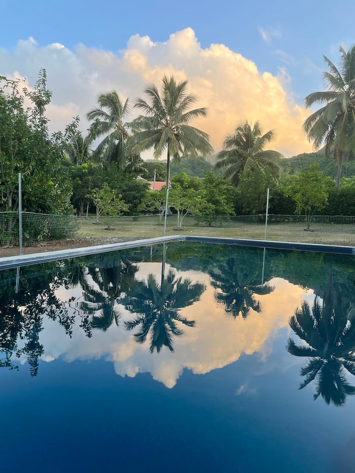 Tupapa Palms - House And Pool - Cook Islands