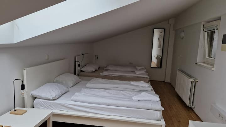 Quadruple Room (Shared Bathroom) - Ljubljana