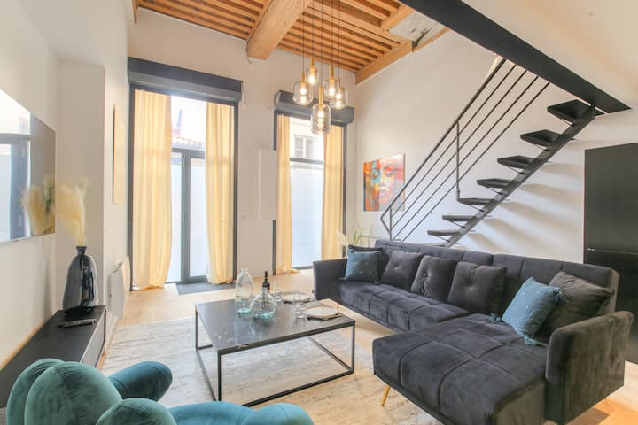 Magnifique Loft Avec Terrasse~hypercentre~métro - Lyon