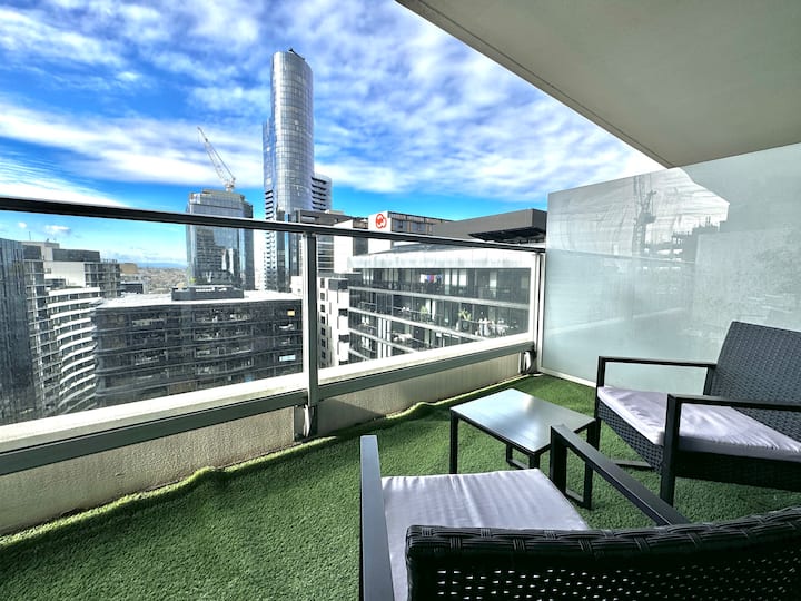 Chic Apt: Great View, Free Wifi & Free Parking ! - Melbourne